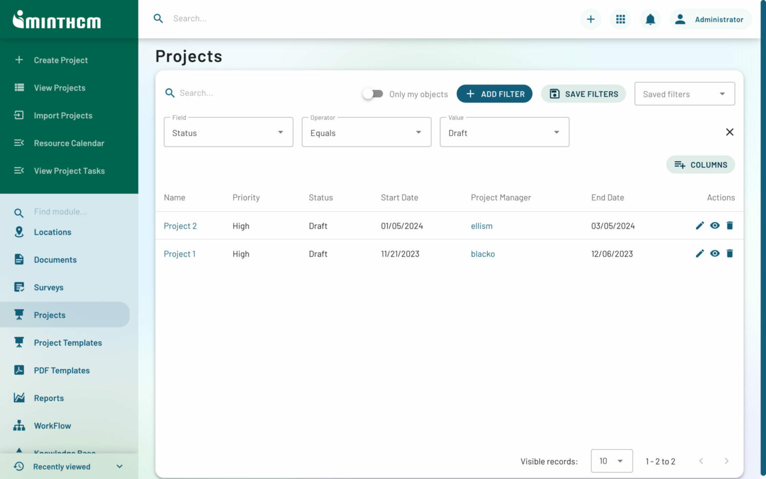 MintHCM | Features - Check the functions of our HCM software. It's FREE!